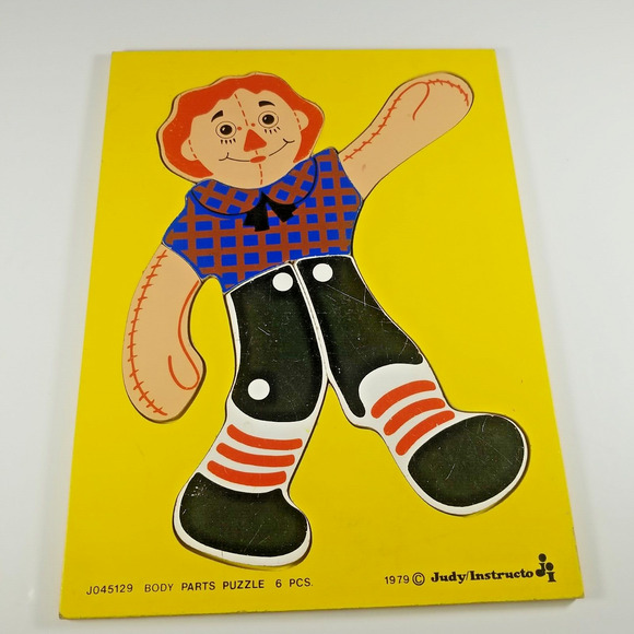 Playskool | Games | Judy Instructo Body Parts Wooden Board Puzzle 6 ...